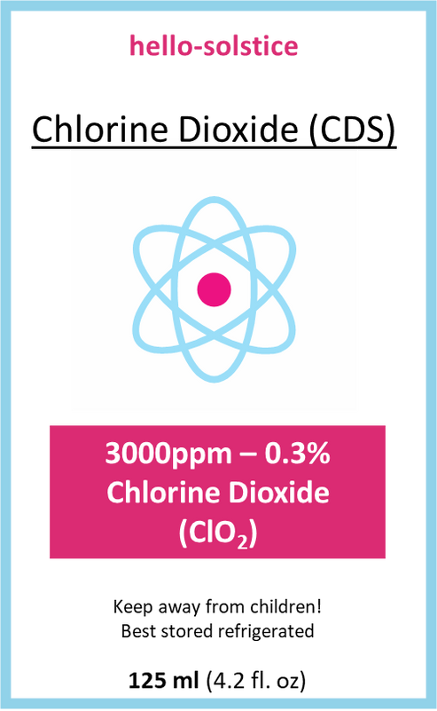 CDS Chlorine Dioxide 3000 ppm 0.3% ClO2 Water Purification Disinfectan ...